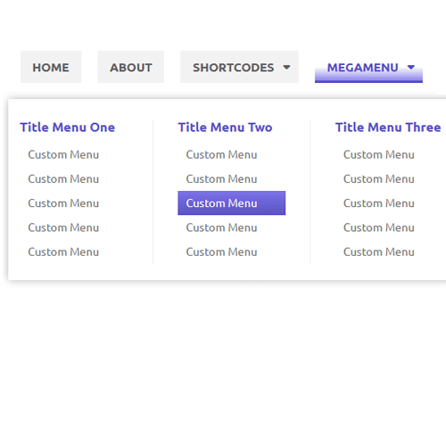 Navigation Menu Style 60