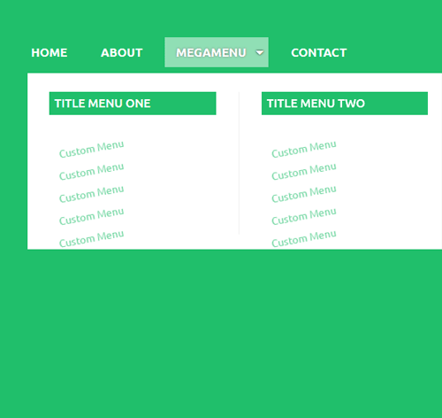 Navigation Menu Style 82