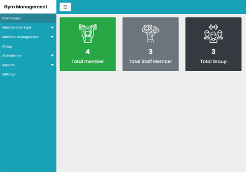 Gym Management Project in PHP & MySQL